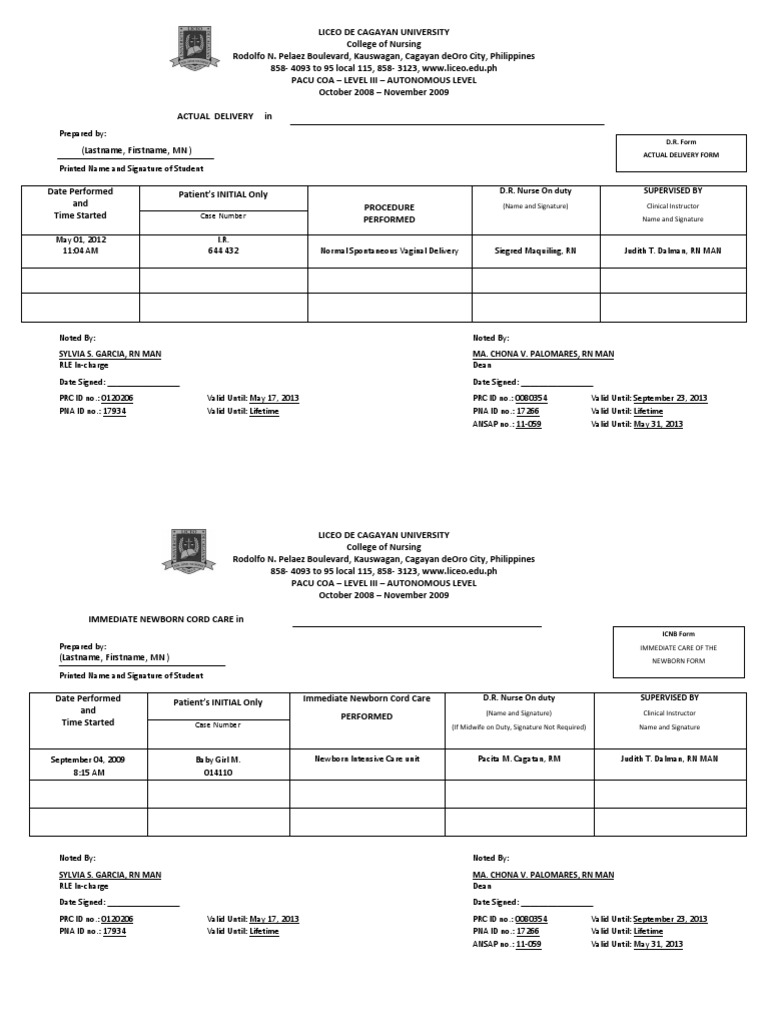 PRC Template (Blank) Final | PDF | Clinical Medicine | Medical Specialties