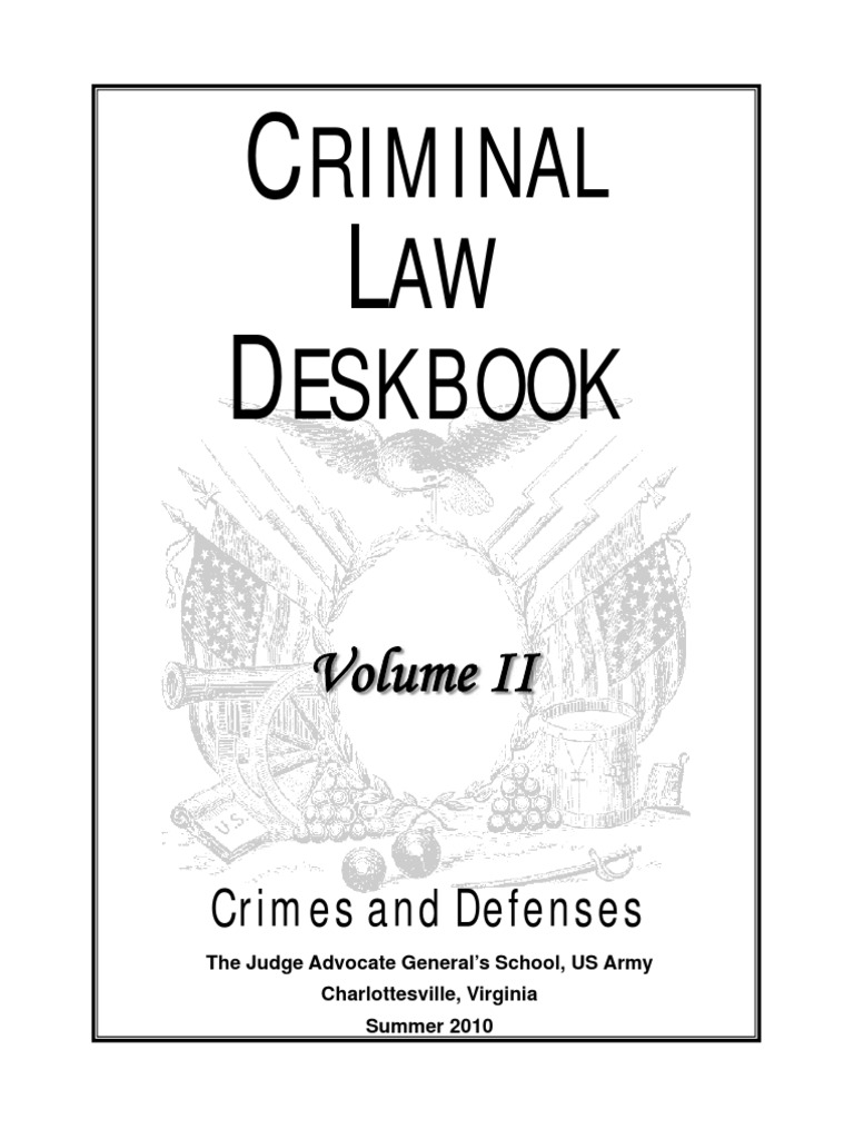 Crim Law Deskbook V 2 | PDF | Aiding And Abetting | Theft