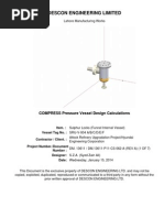 Pressure Vessel Design Calculations Guide | PDF | Pressure | Stress ...