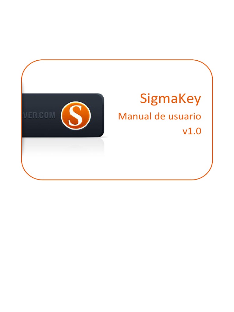 SigmaKey User Manual ES | PDF | Archivo de computadora | Software