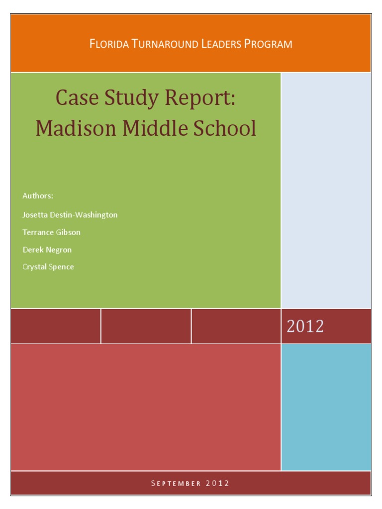 Madison Middle Case Study | PDF