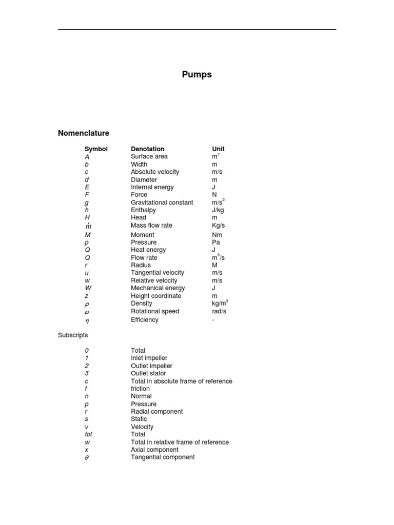 Pump Notes PDF | PDF | Turbomachinery | Pump