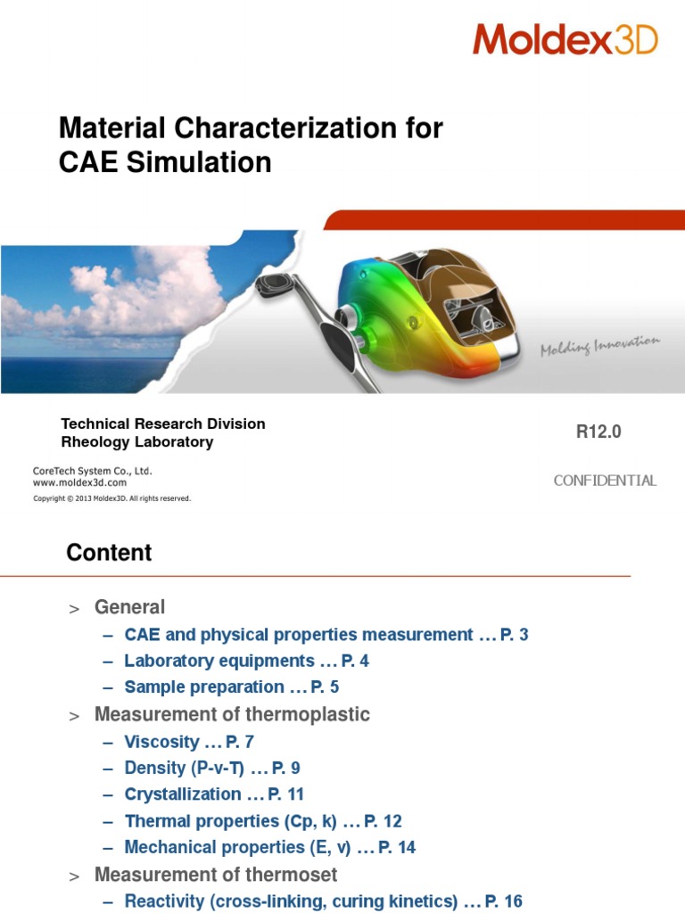 Material Characterization for CAE Analysis | PDF | Differential ...
