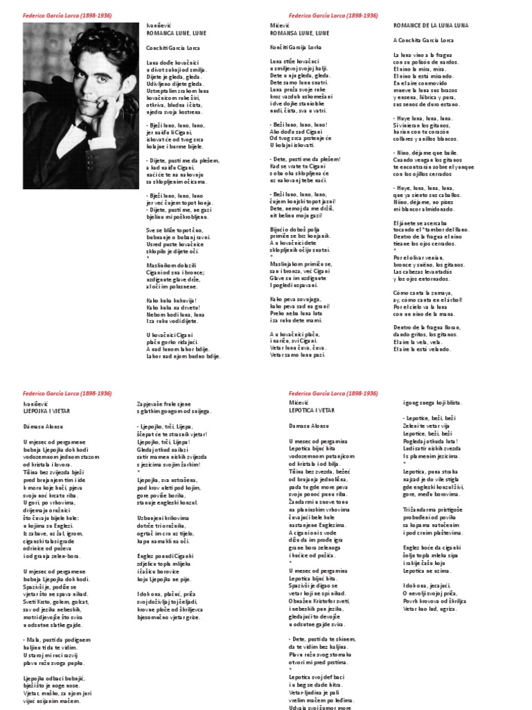 Federico Garcia Lorca