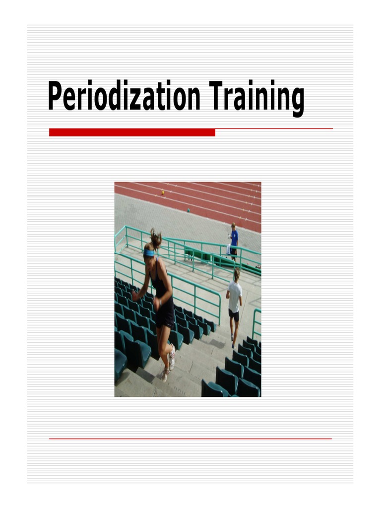6 The Periodization Training | PDF | Self Care | Physical Exercise