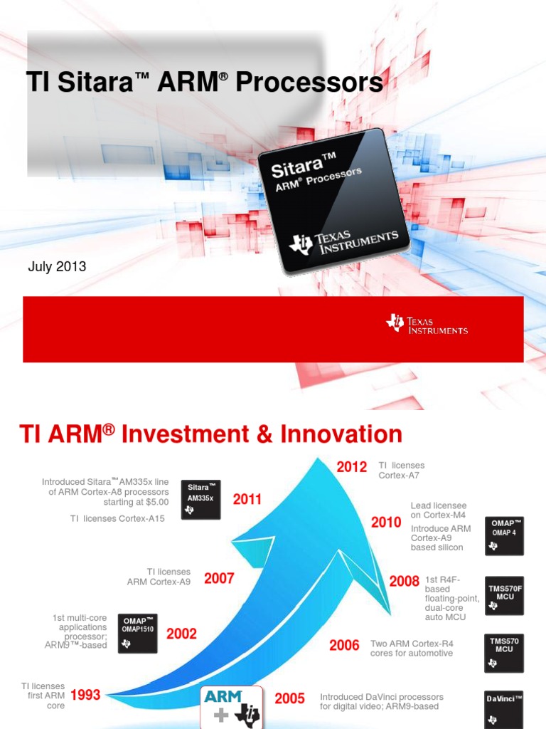 7103.sitara Overall Introdcution | PDF | Arm Architecture | Multi Core ...