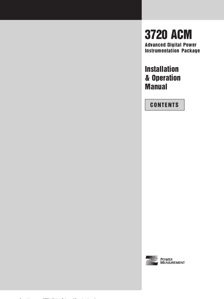 3720 Acm | PDF | Relay | Amplifier