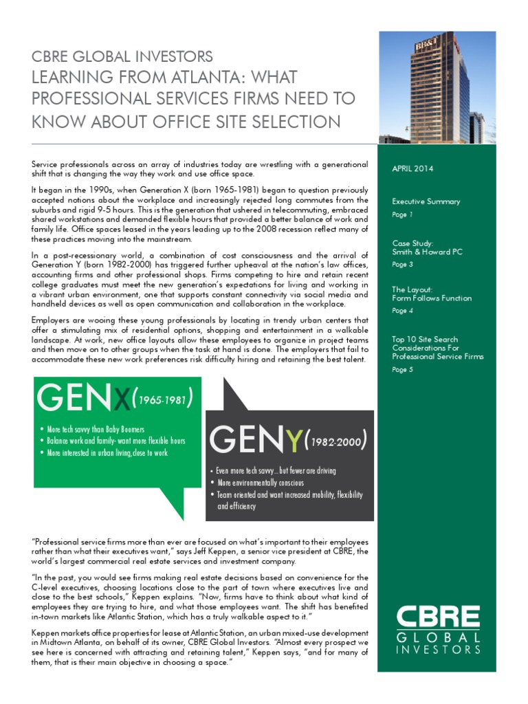 Cbre Prosvcfirms | Download Free PDF | Atlanta | Landlord