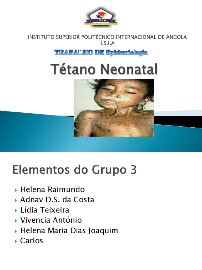 Tetano Neonatal | Especialidades Médicas | Medicina clínica