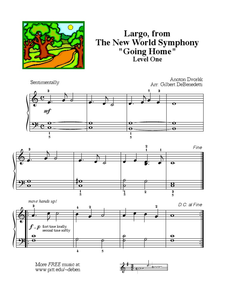 Dvorak LARGO - New World Symphony | PDF