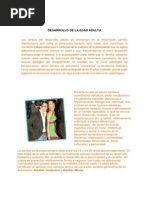 Tareas Del Desarrollo en La Edad Adulta | PDF | Adultos | Vejez