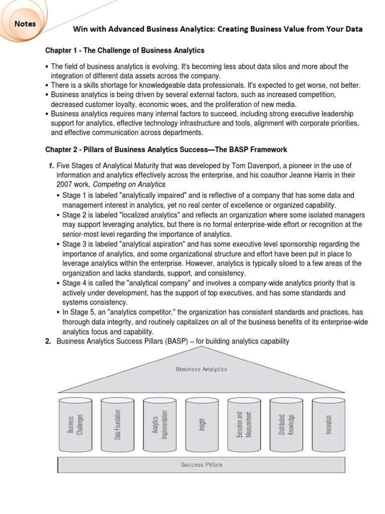 Win With Advanced Business Analytics | PDF | Analytics | Big Data