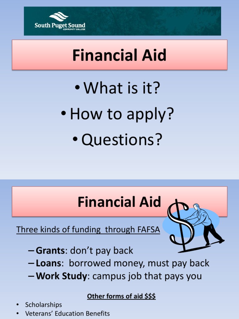 Financial Aid spr14 | PDF | Student Financial Aid In The United States ...