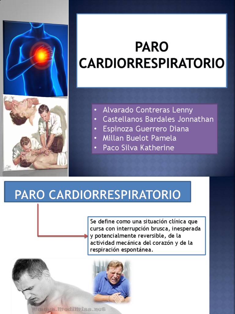 Paro Cardiorrespiratorio | PDF | Reanimación cardiopulmonar | Ciencias ...