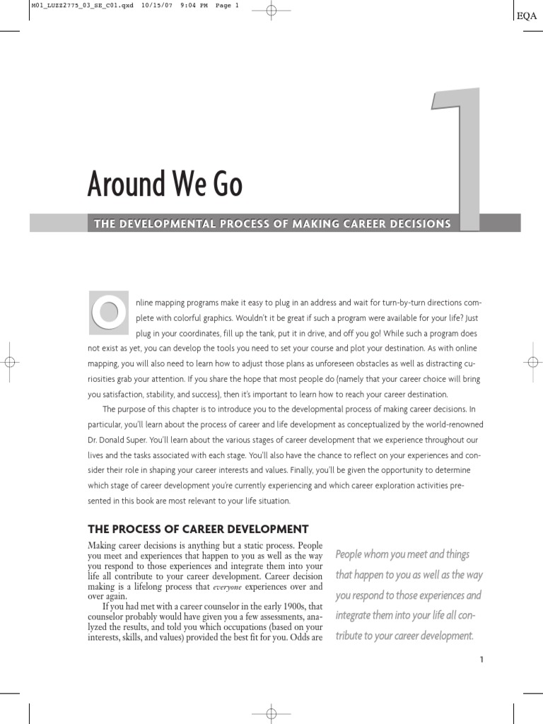 Understanding Career Development Through Stages: An Introduction to Donald Super's Theory of ...
