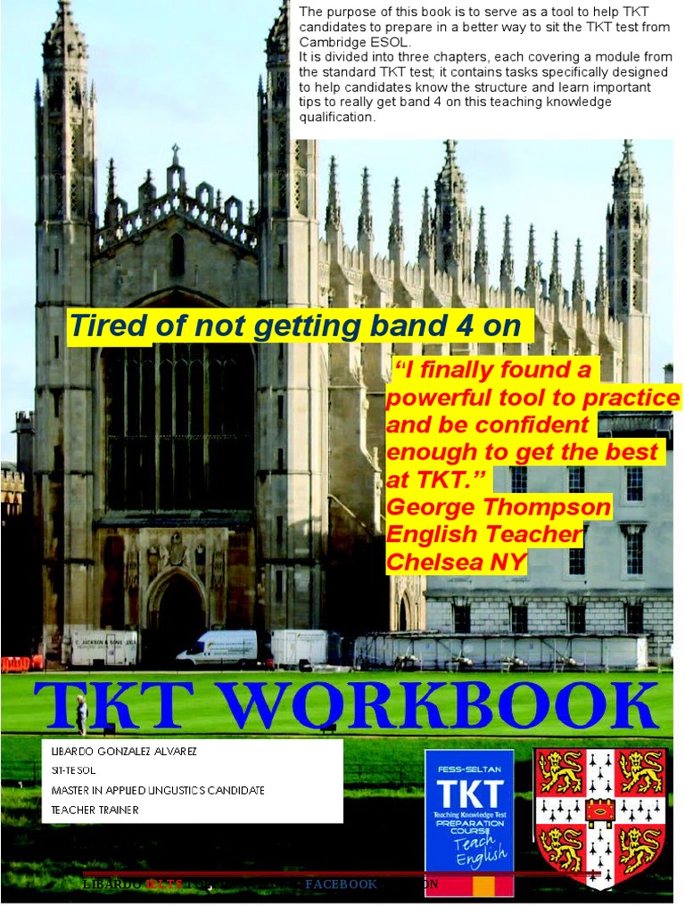 TKT - Leading Book 1 - Workbook Phpapp | PDF | Verb | Word