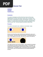 Pelli-Robson & ETDRS Score Sheet & Instructions | PDF | Vision | Senses