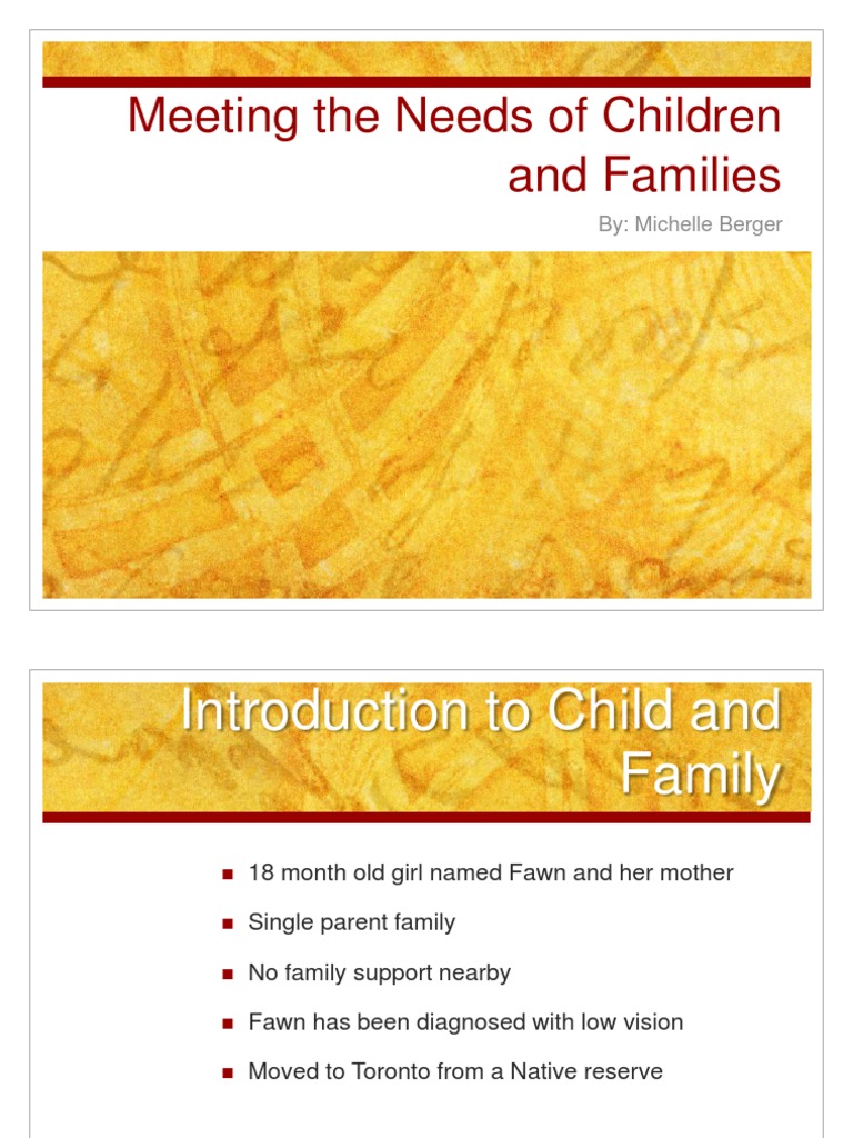 Meeting The Needs | PDF