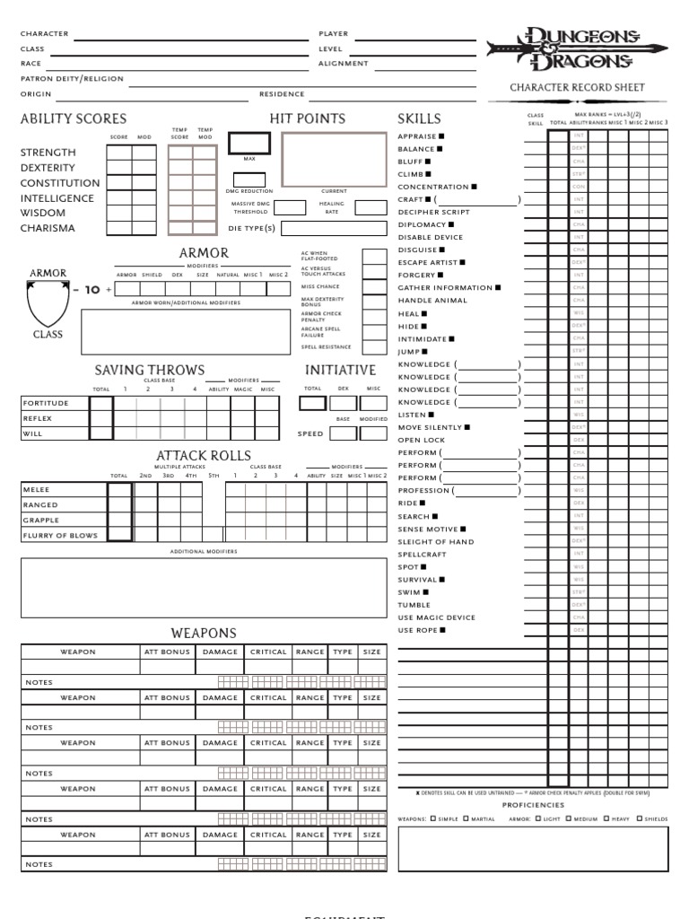 Mad Irishman D&D Sheet | PDF | Role Playing Games | Fantasy Role ...