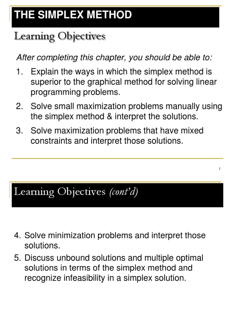 Big M Method | PDF | Linear Programming | Mathematical Optimization