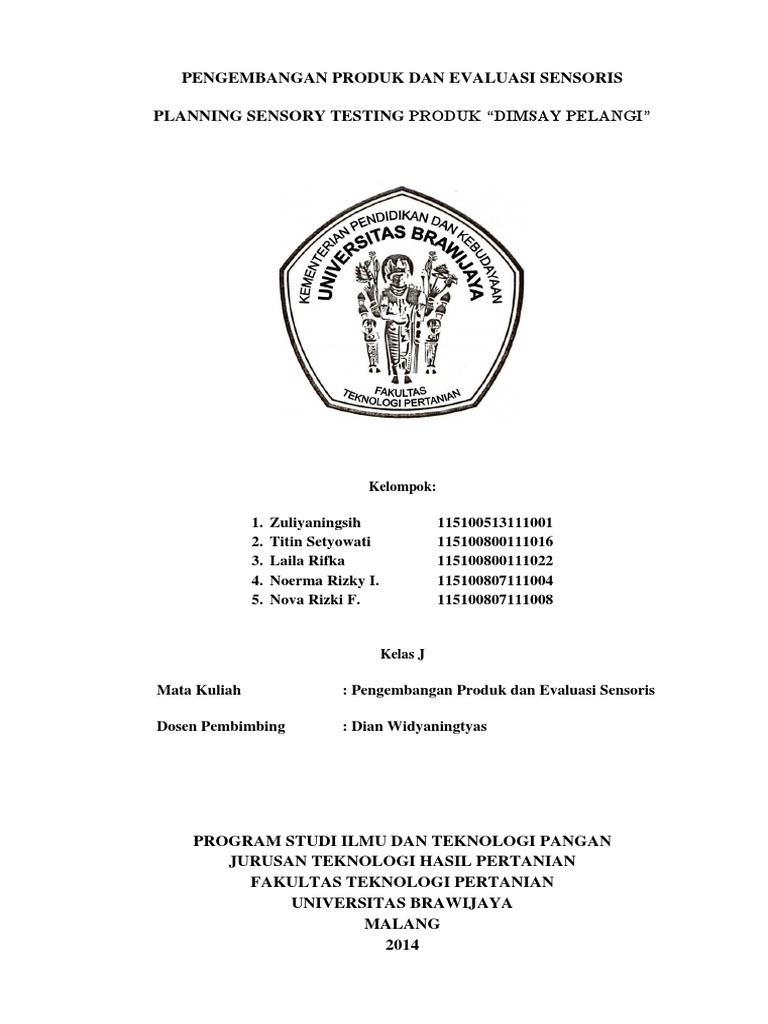 Tugas 6 Evaluasi Sensoris | PDF