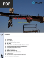 Aircraft Fire Protection Systems Overview | PDF | Thermocouple | Fires