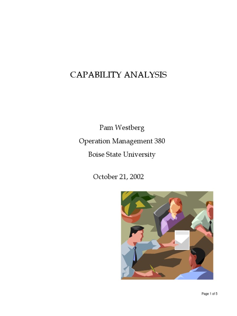 Capability Analysis | PDF | Standard Deviation | Statistics