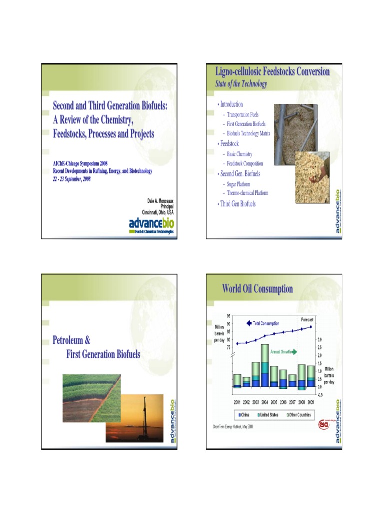 Second and Third Generation Biofuels | Download Free PDF | Biofuel ...