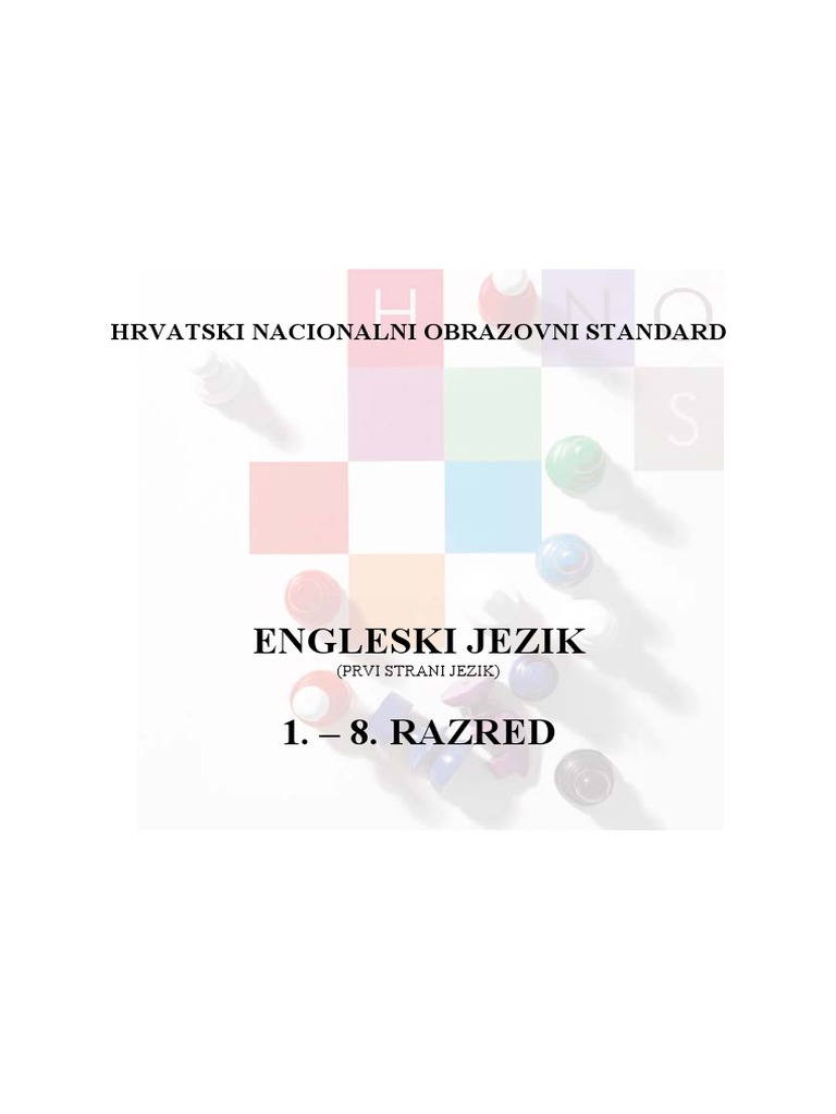Engleski Prvi Jezik 1.-8. Razreda | PDF