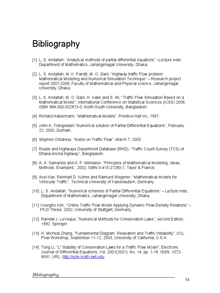 Bibliography | PDF | Numerical Analysis | Equations