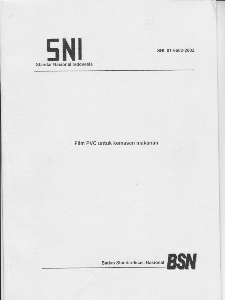 Sni 01-6682-2002 | PDF