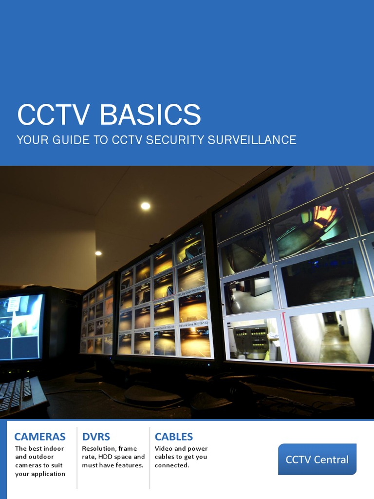 CCTV Basics | PDF | Closed Circuit Television | Digital Video Recorder