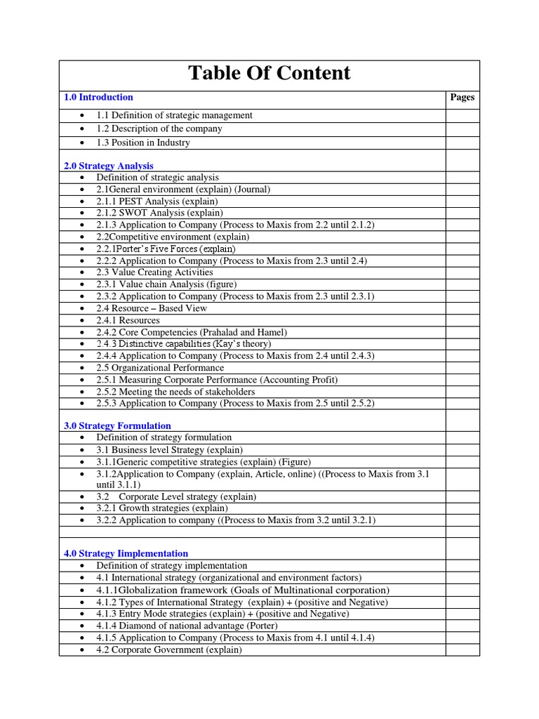 Assignment Structure | PDF | Strategic Management | Leadership