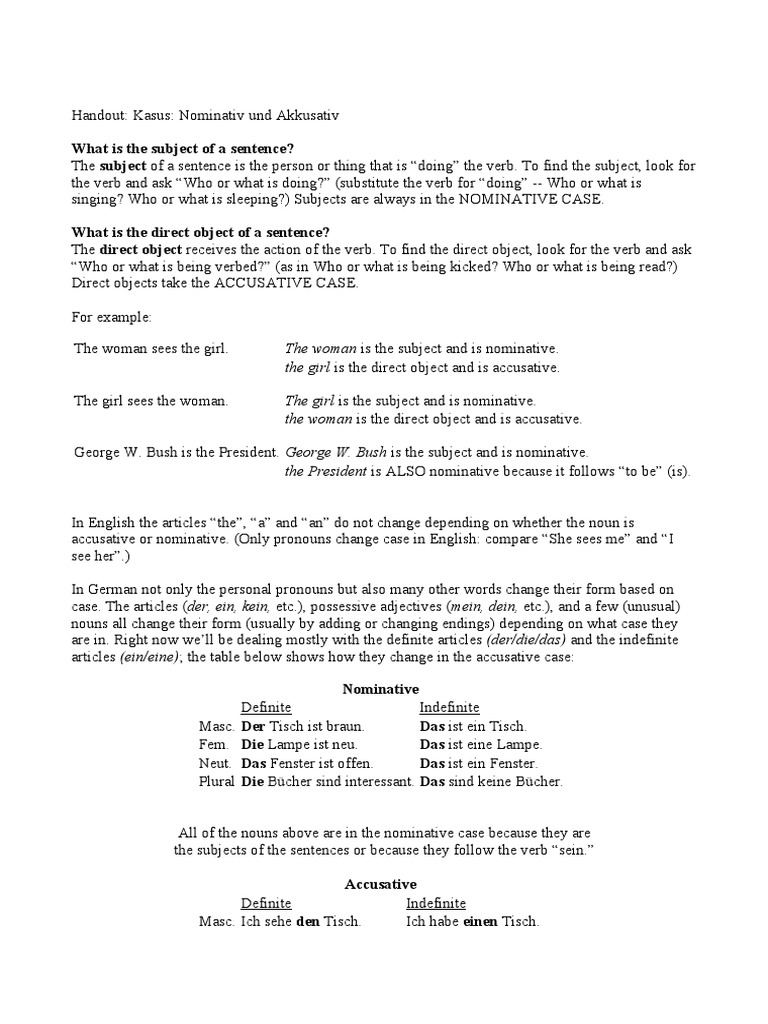 What Is The Subject of A Sentence? | Download Free PDF | Subject ...