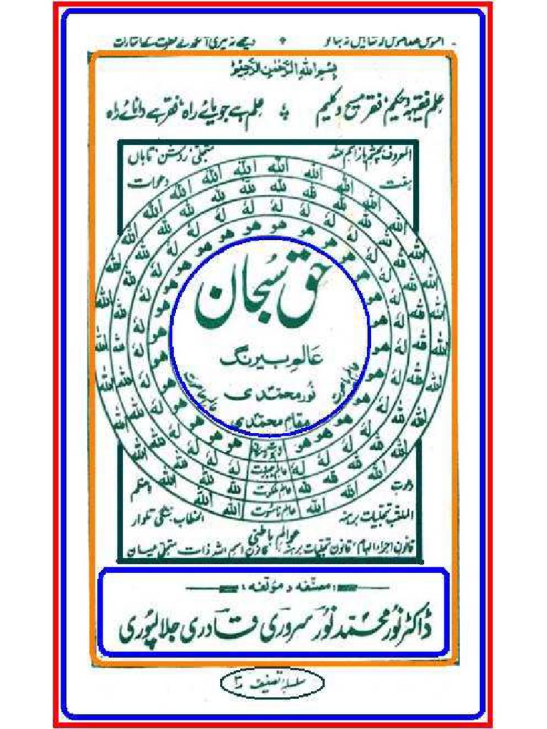 Haq Subhan Urdu | PDF