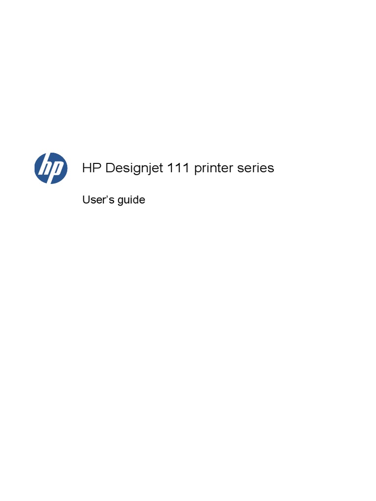 HP Designjet 111 Printer Series - UG | PDF | Ip Address | Printer ...