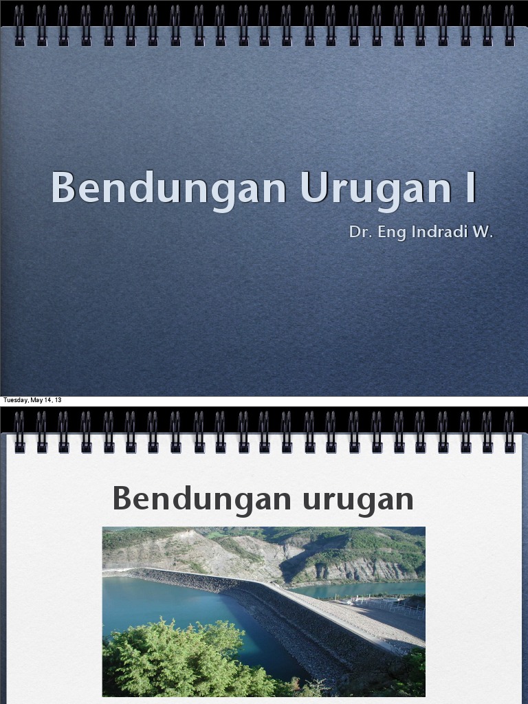 Materi II Tipe Bendungan Urugan | PDF