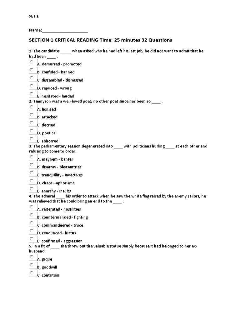 IELTS Reading Practice Set 1 | PDF | Vanilla