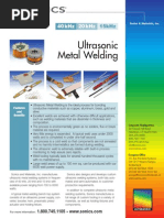 Schunk Ultrasonic Welding Systems Minic-III: Sonosystems ® | PDF