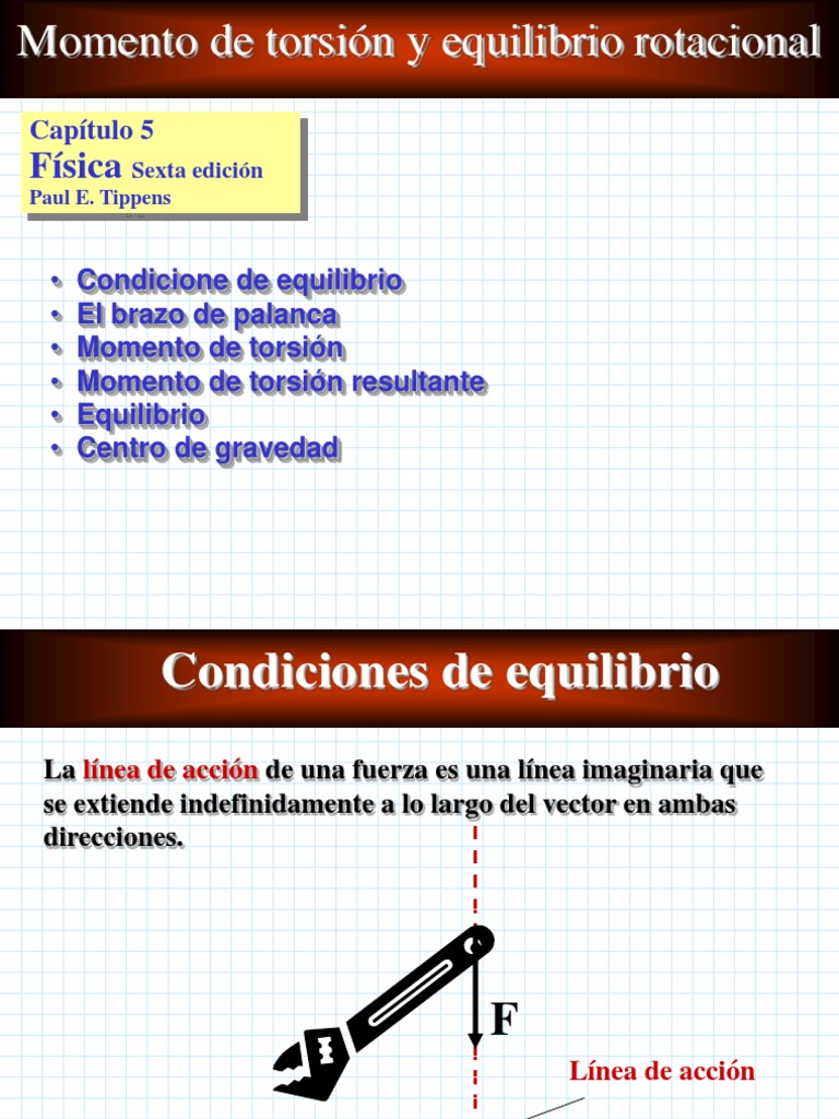 Momento de Torsión y Equilibrio Rotacional | Rotación | Fuerza