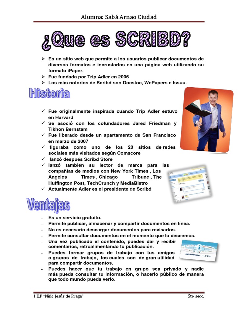 Scribd y Slideshare | PDF | Scribd | ciberespacio