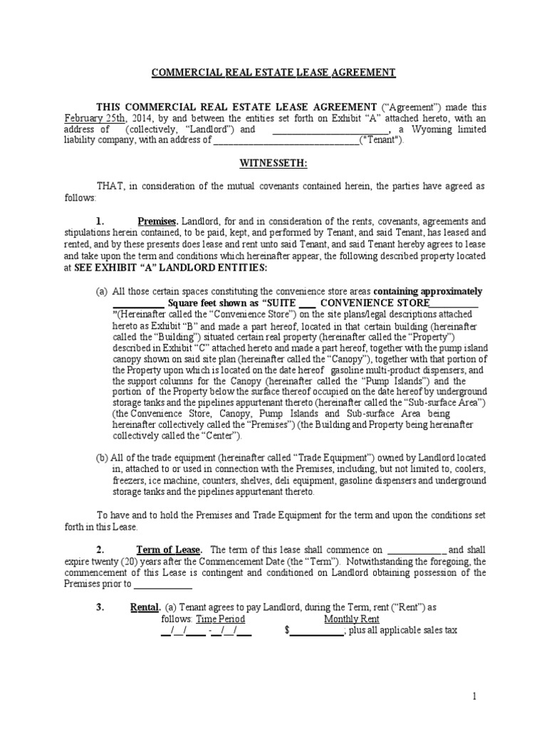 Master Lease Agreement | PDF | Civil Law (Legal System) | Renting