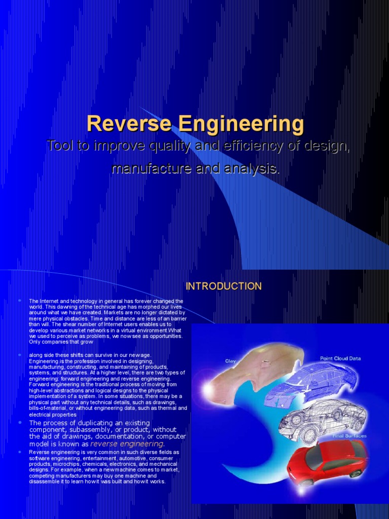 Reverse Engineering | PDF | 3 D Modeling | Engineering