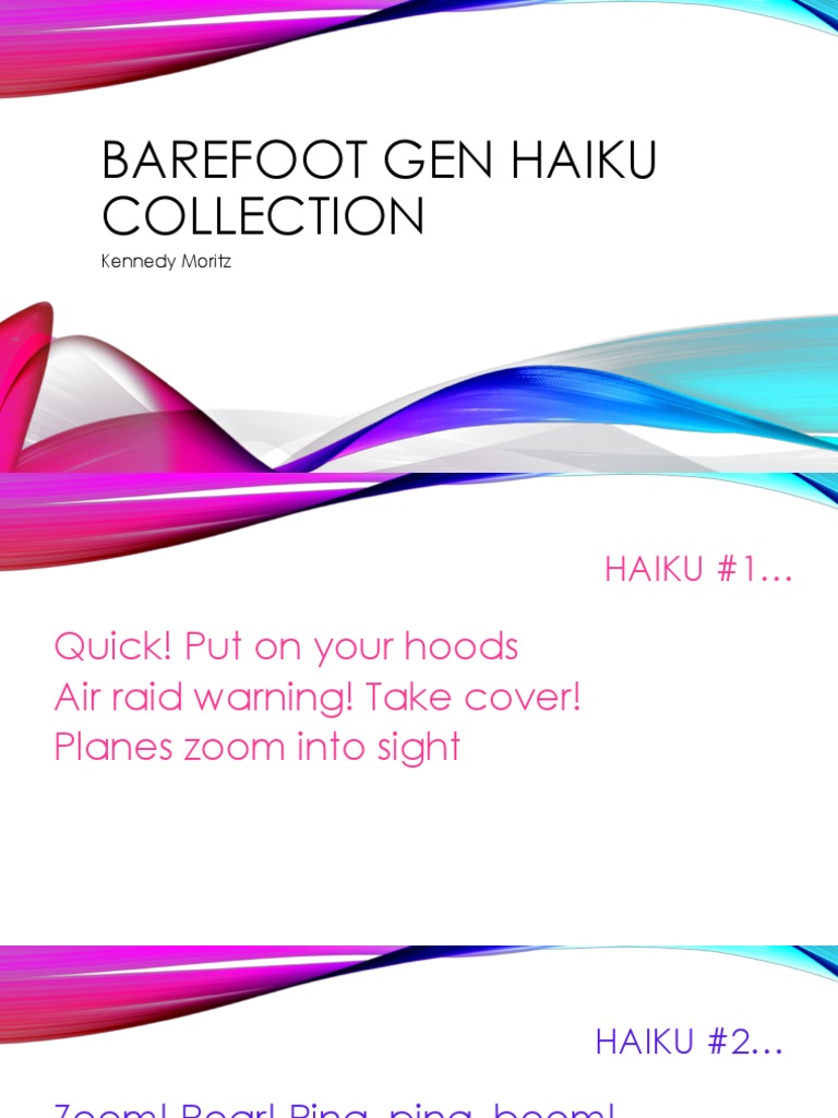 Haiku Reflections on War's Impact | PDF | Politics | History