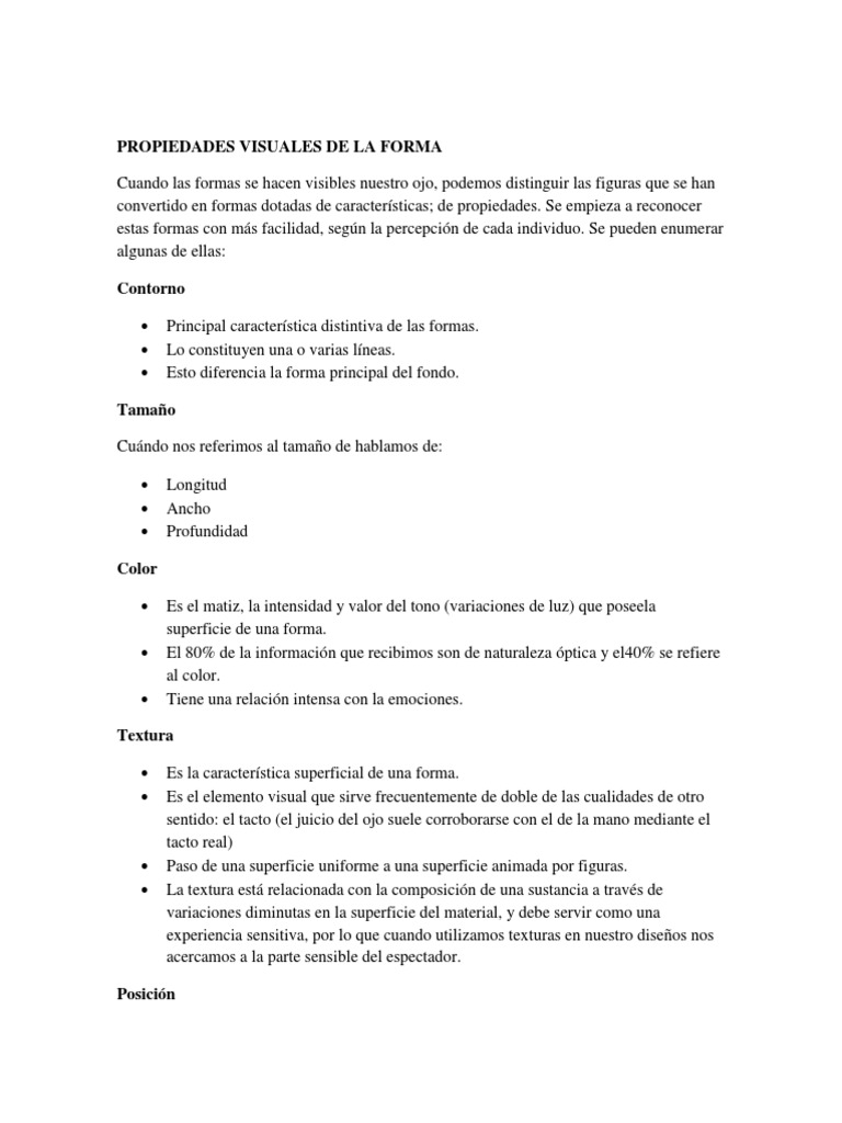 Propiedades Visuales de la Forma | PDF | Espacio | Trigonometría