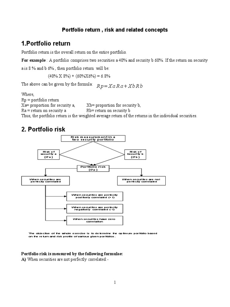 Portfolio Return and Risk | PDF | Multivariate Statistics | Data Analysis