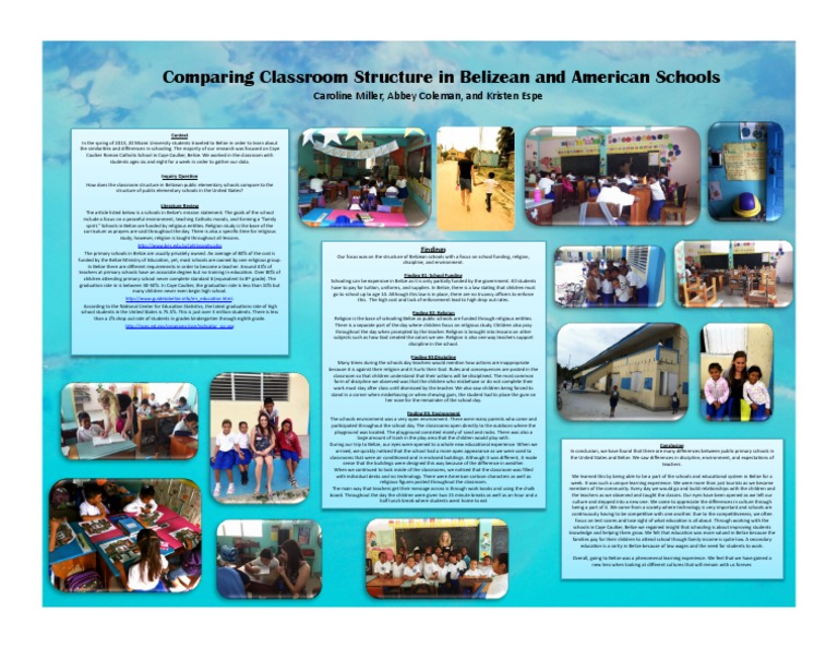 Belize Poster | PDF | Learning | Schools