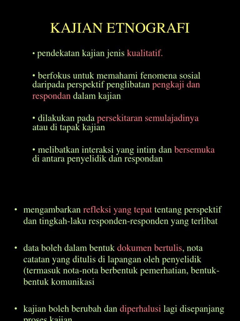 Kajian Etnografi | PDF