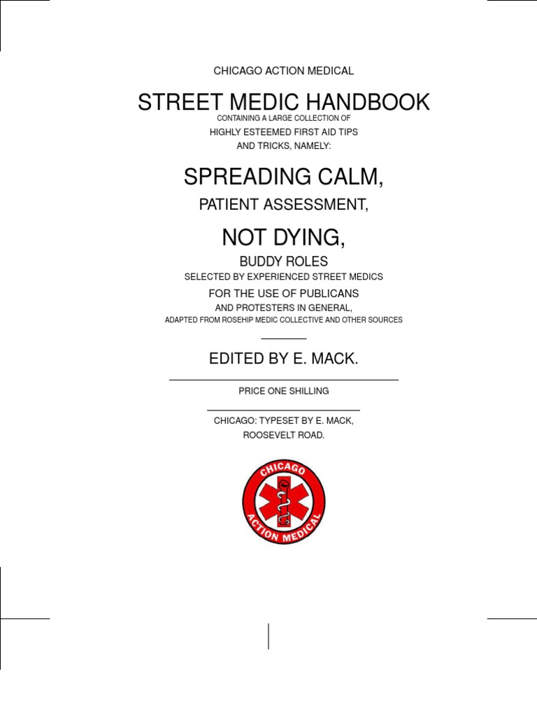 Street Medic Handbook | PDF | Consent | Health Professional