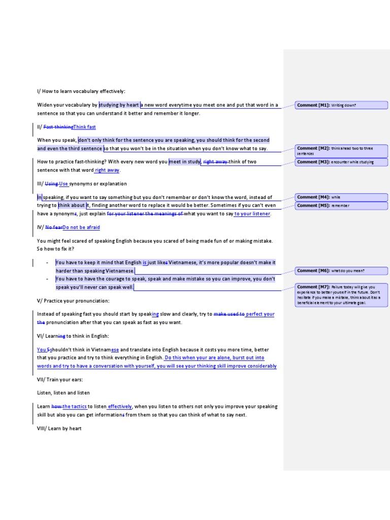 Comment (M1) : Writing Down?: Sentences | PDF | English Language ...